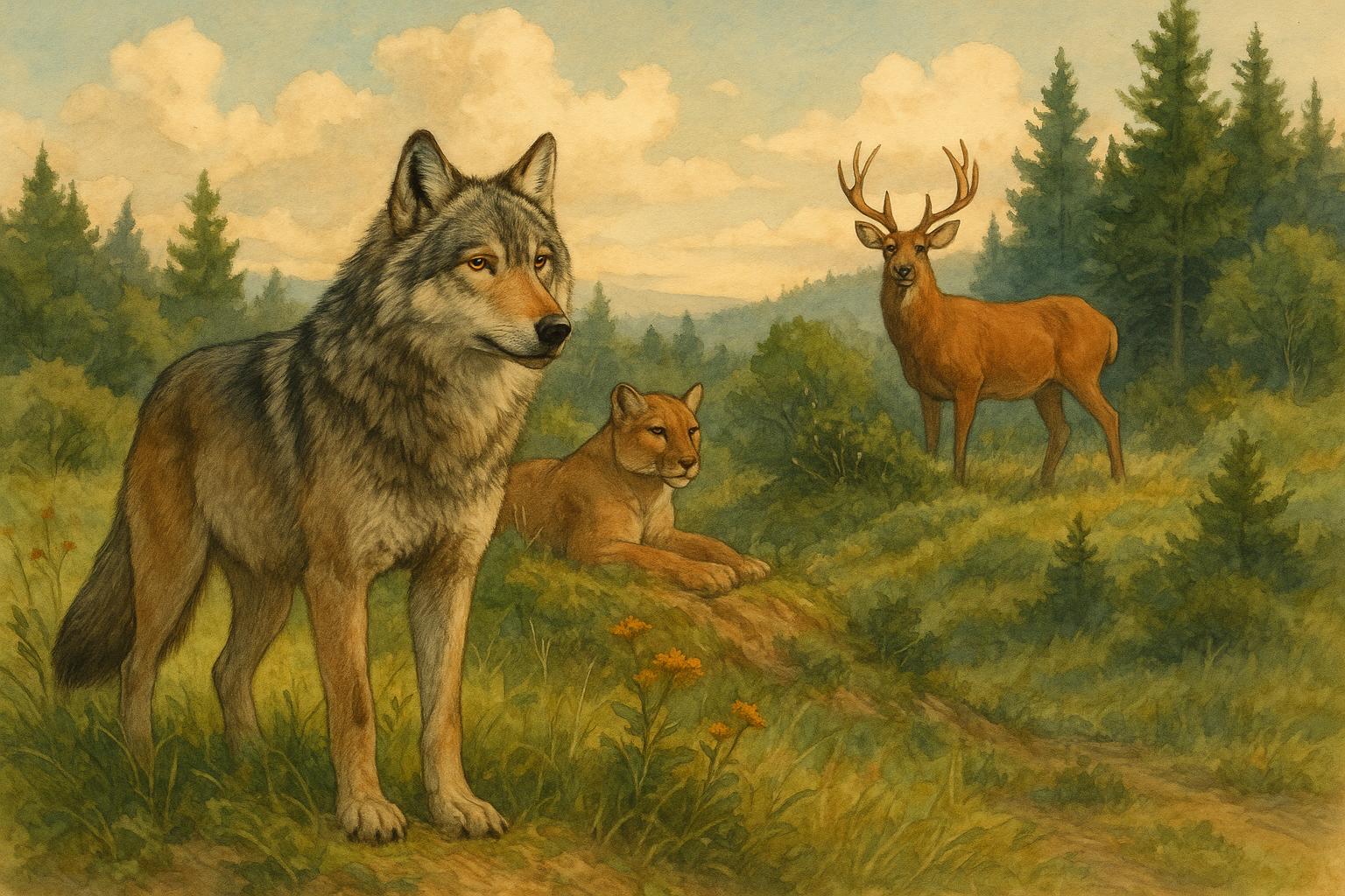 The Role of Apex Predators in Rewildering Projects