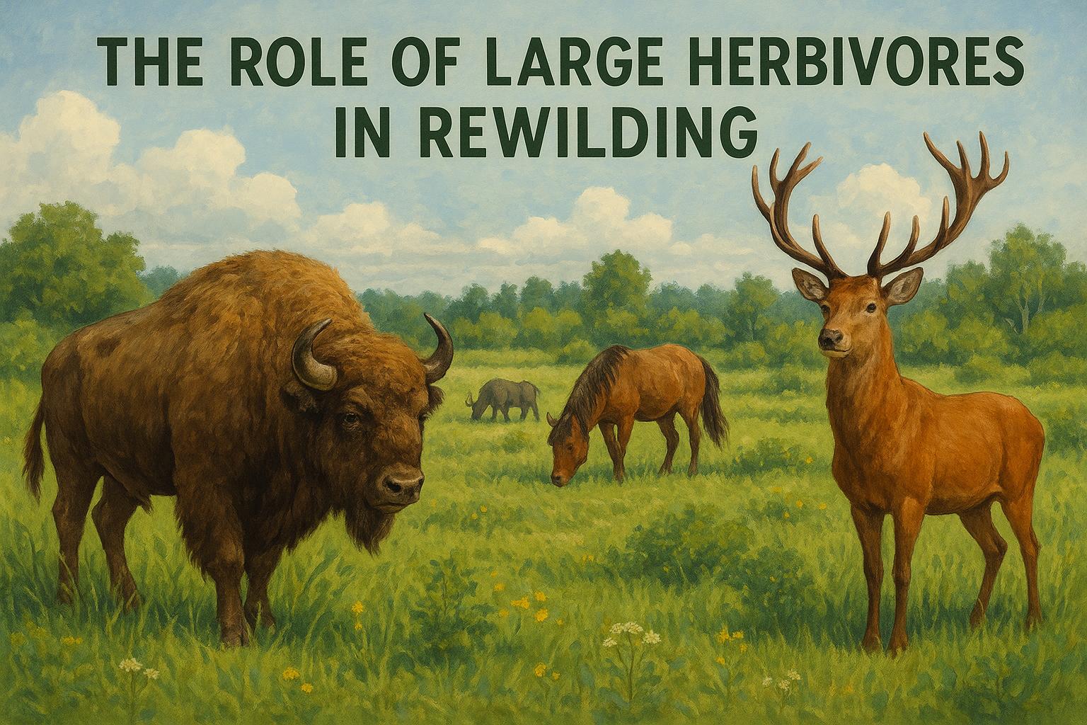 The Role of Large Herbivores in Rewildering